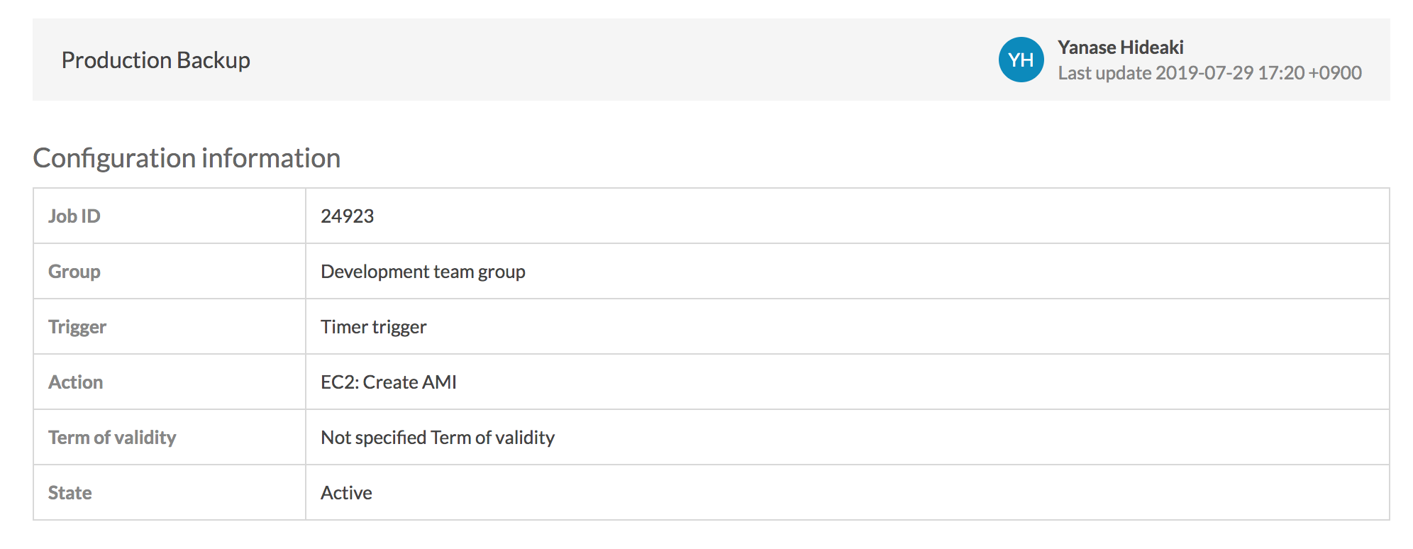 Create a Job to automate backup operation – Serverworks Support Center