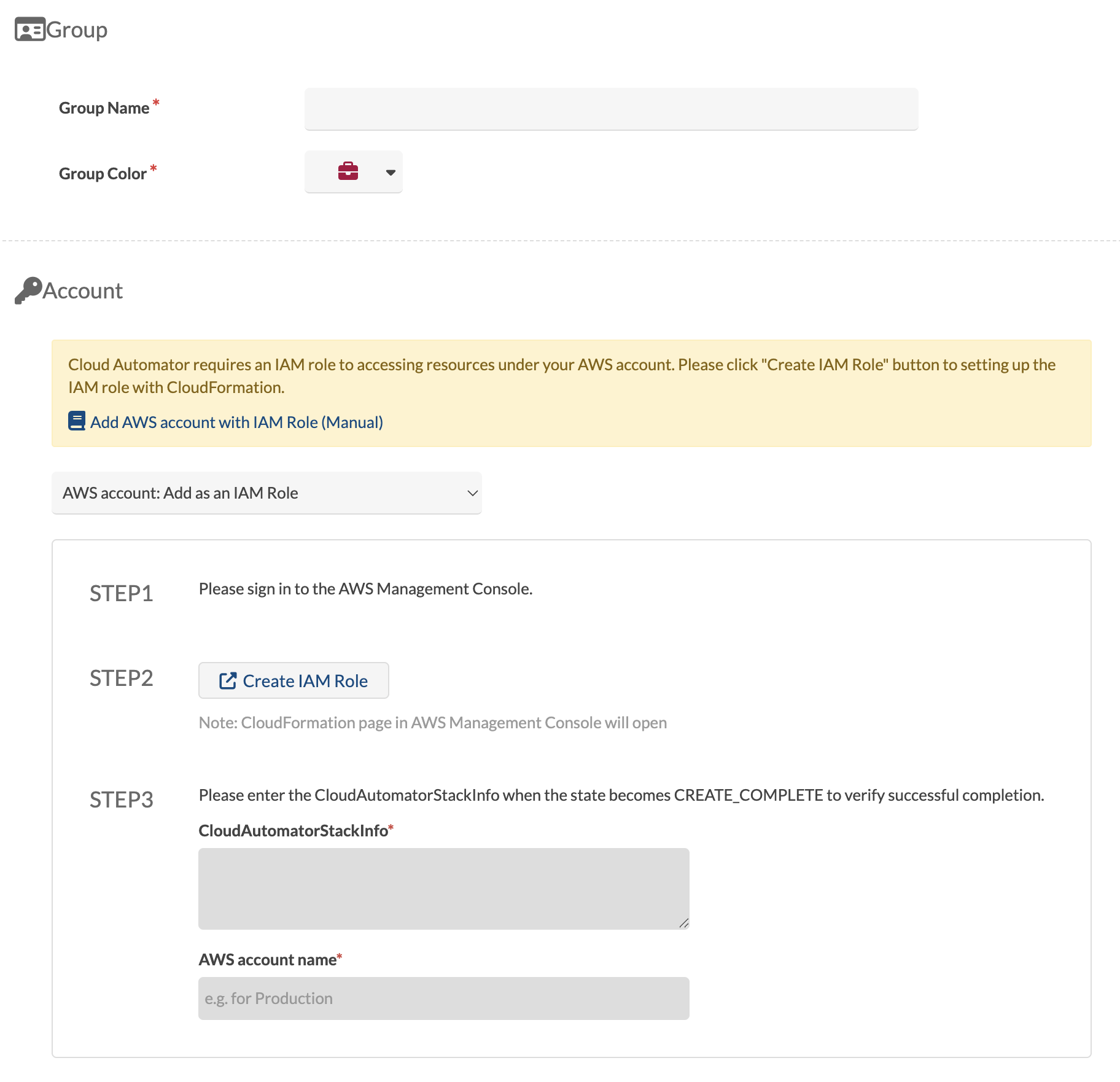 Sign Up & Sign In (AWS Marketplace) – Serverworks Support Center